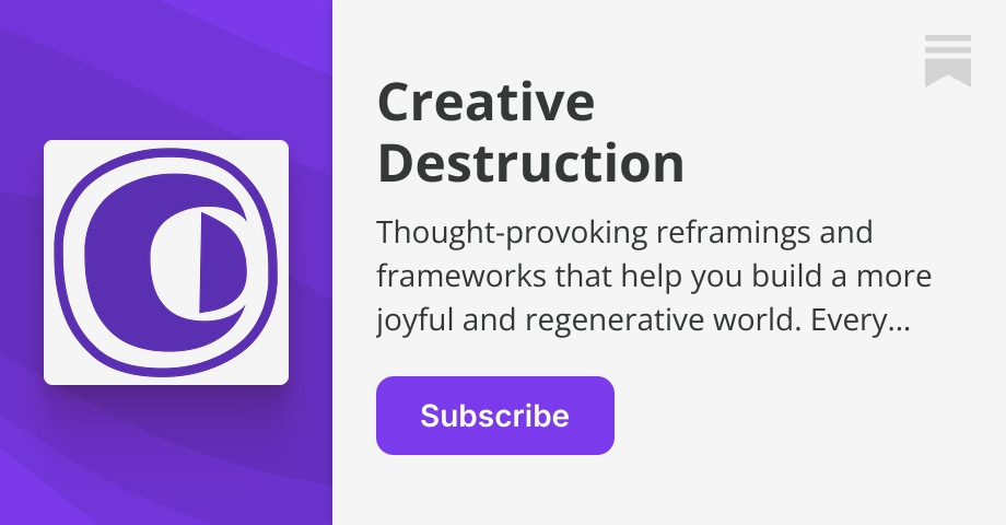Creative Destruction | Thomas Klaffke | Substack