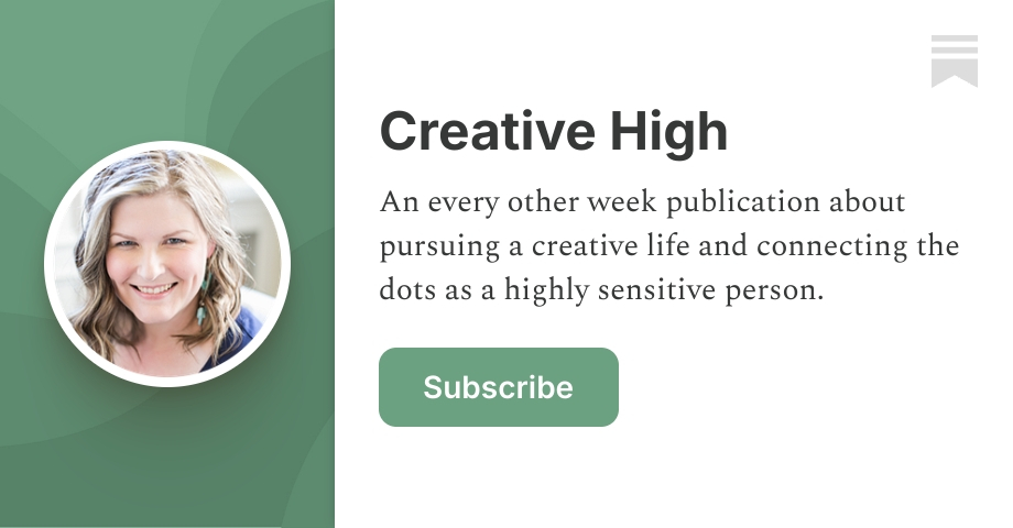 Creative High | Christine Marie Studio | Substack