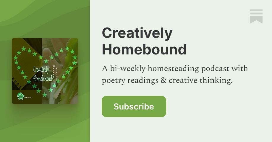 Creatively Homebound | Sharon | Substack