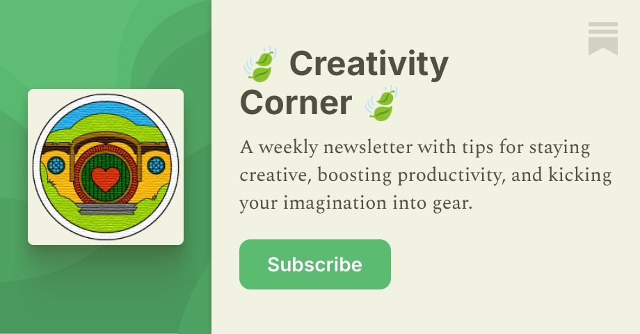 🍃 Creativity Corner 🍃 | Amy Ratcliffe | Substack