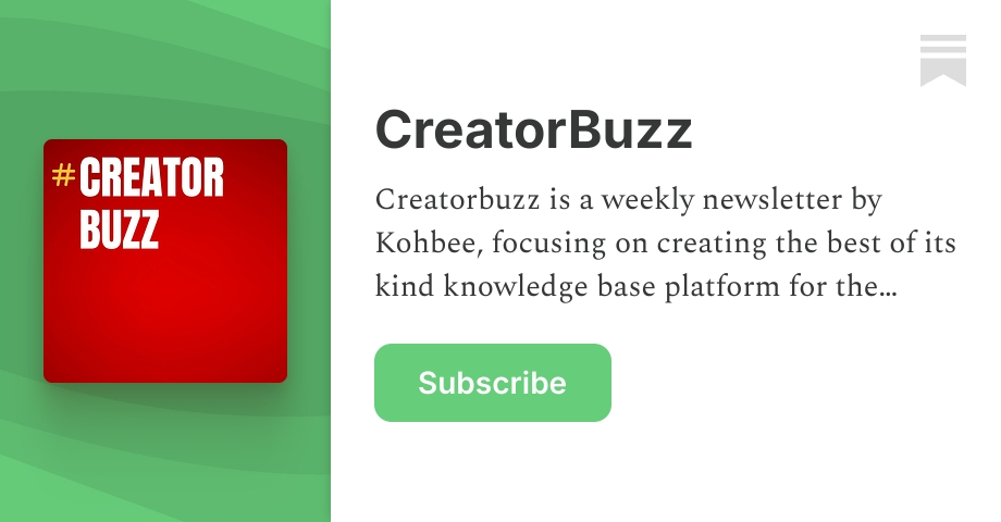 CreatorBuzz | Substack