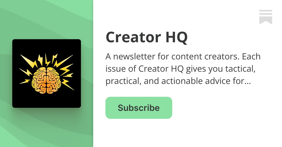 Creator HQ | Evan Kelly ⚡️ | Substack