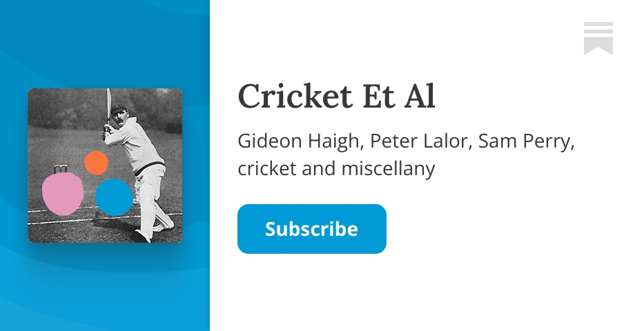 Cricket Et Al | Substack