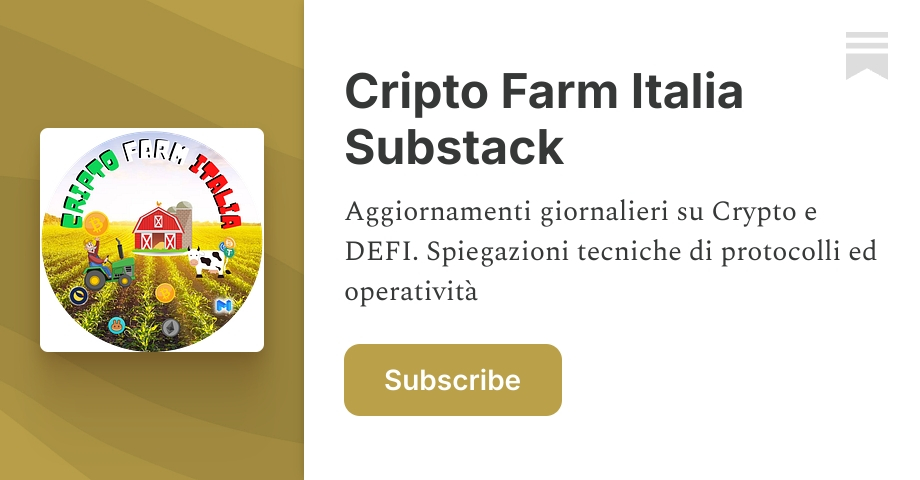 Cripto Farm Italia Substack | Substack