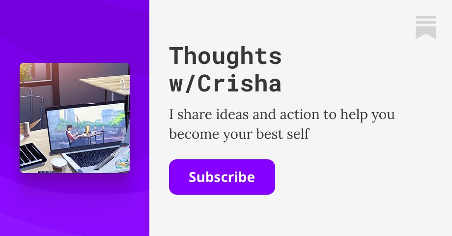 Welcome to My First Post! - Thoughts w/Crisha