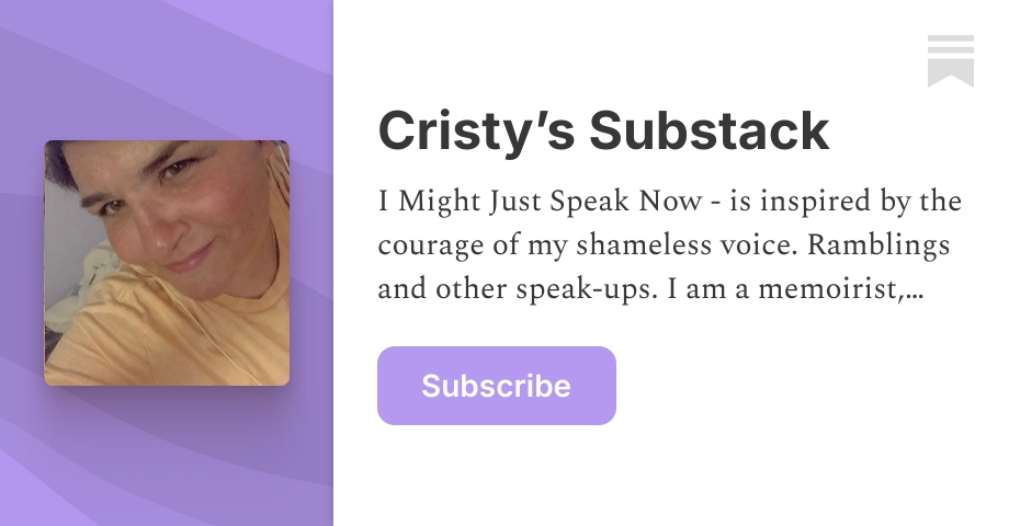 Cristy’s Substack | Cristy McMahon | Substack