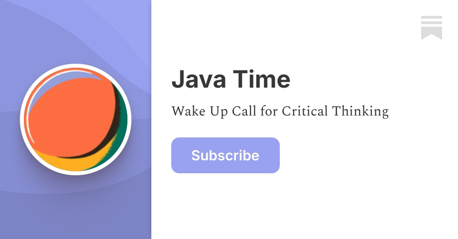 Java Time | Nirav | Substack
