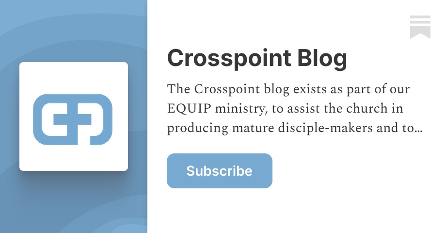 Archive - Crosspoint Blog