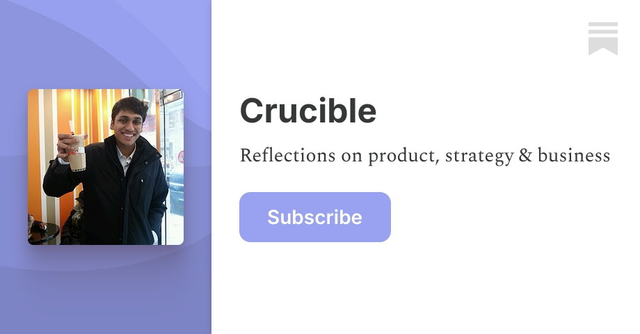 Crucible | Rahul Kayala | Substack