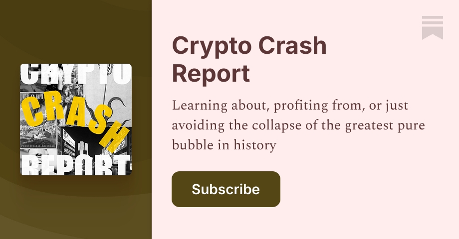 Crypto Crash Report | J Ferris | Substack