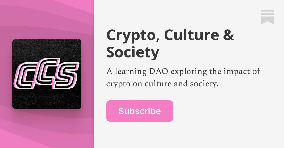 Crypto, Culture & Society | Substack