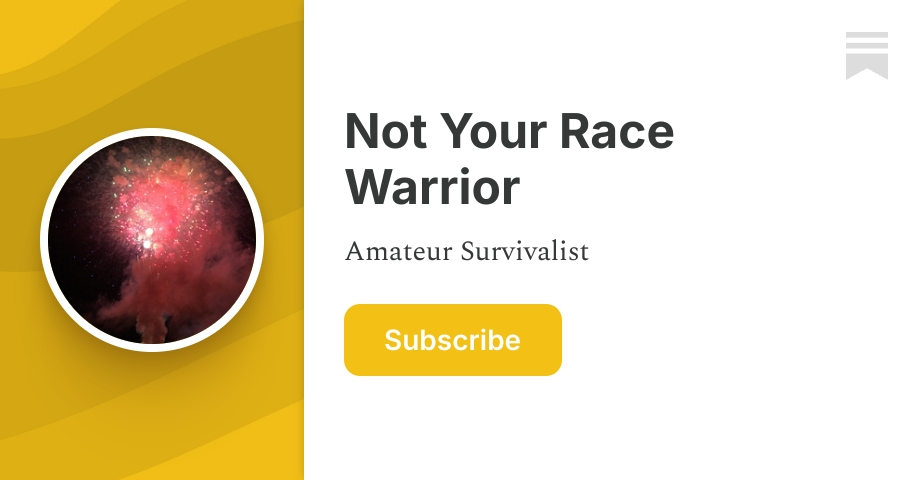 Not Your Race Warrior | cw | Substack