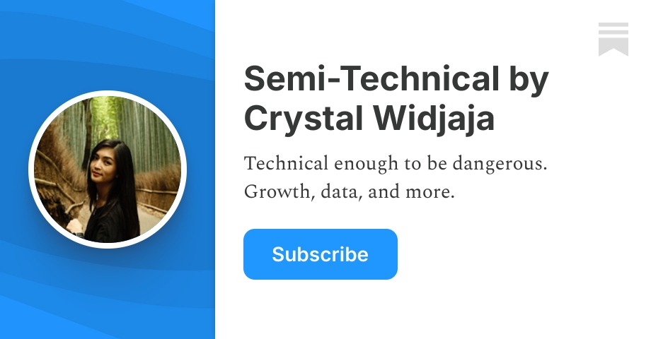 Crystal’s Newsletter | Crystal Widjaja | Substack