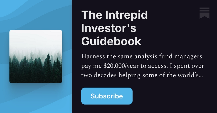 The Intrepid Investor's Guidebook | C Scott Garliss | Substack