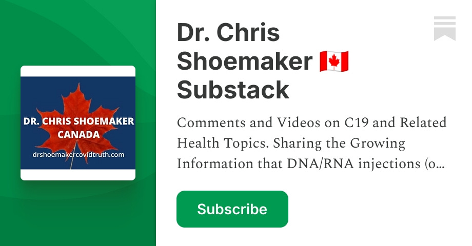 Dr. Chris Shoemaker 🇨🇦 Substack | Dr. Chris Shoemaker Canada 🇨🇦 | Substack