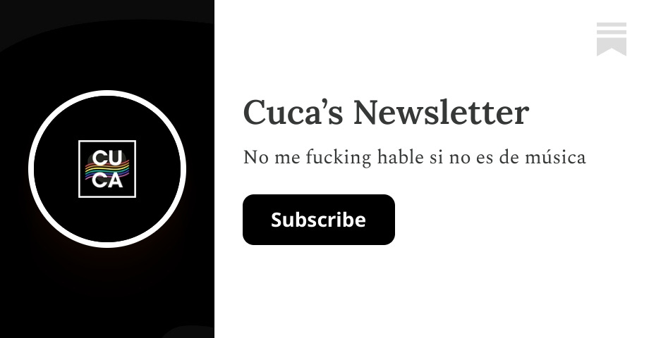 Cuca’s Newsletter | Substack