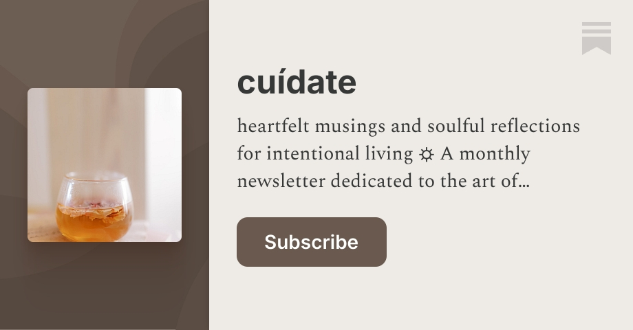cuídate | Josefina H. Sanders | Substack