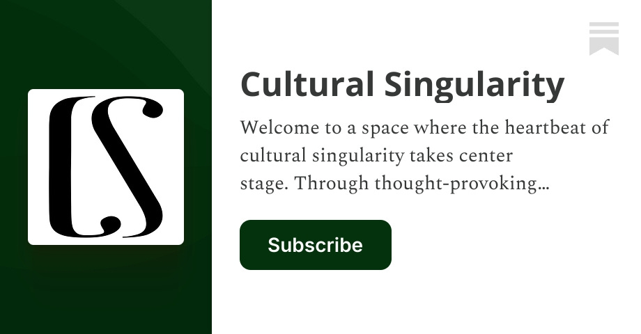 Cultural Singularity | Substack