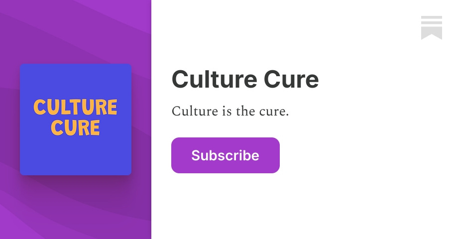 Culture Cure | Asset Money | Substack
