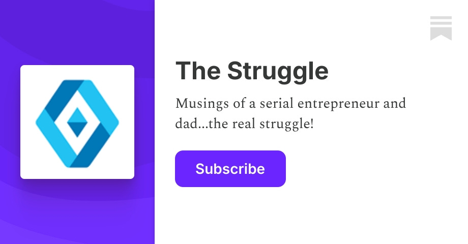 The Struggle | Curtis Lee | Substack