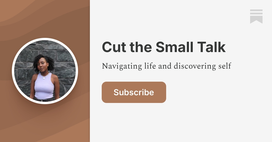 Cut the Small Talk | Rae | Substack