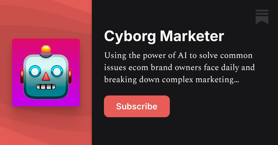 Cyborg Marketer | Gold Tetsola | Substack