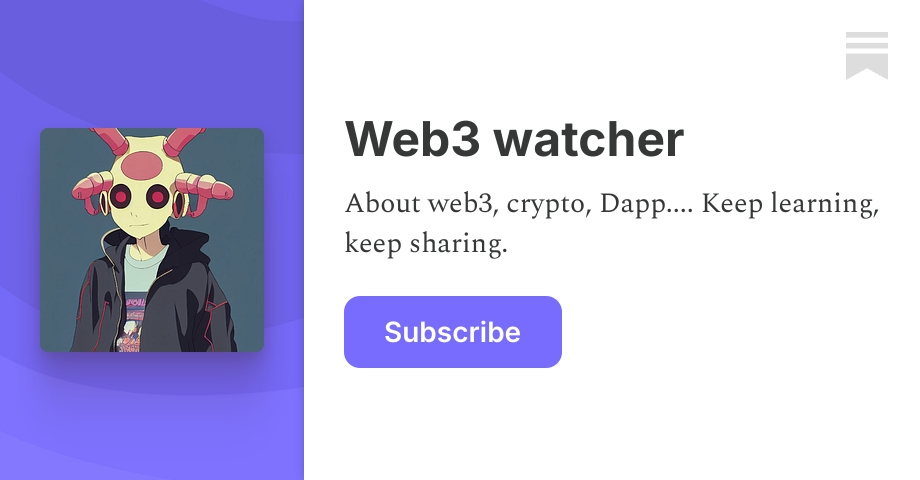 Web3 watcher | Alexccc | Substack