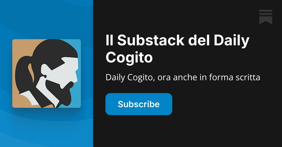 Il Substack del Daily Cogito | Rick DuFer | Substack
