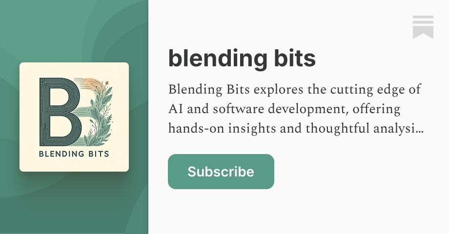 blending bits | darlin | Substack