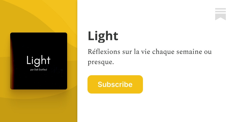 Light | Dali Dutilleul | Substack