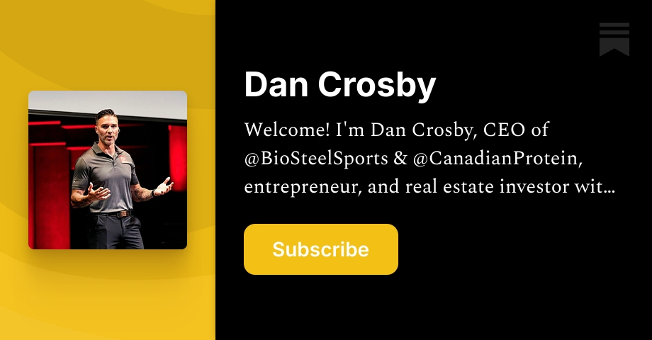 Dan Crosby | Substack