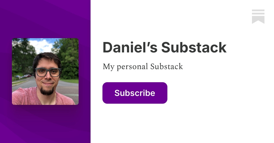 Daniel’s Substack | Daniel Hartz | Substack