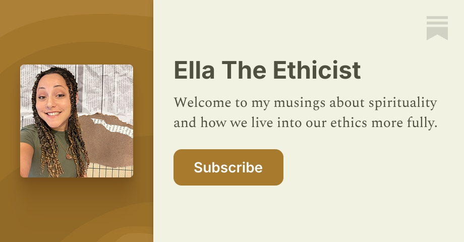 Ella The Ethicist | Daniella Hobbs | Substack