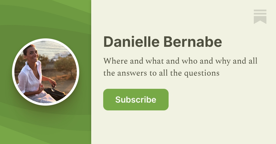 Danielle Bernabe | Substack