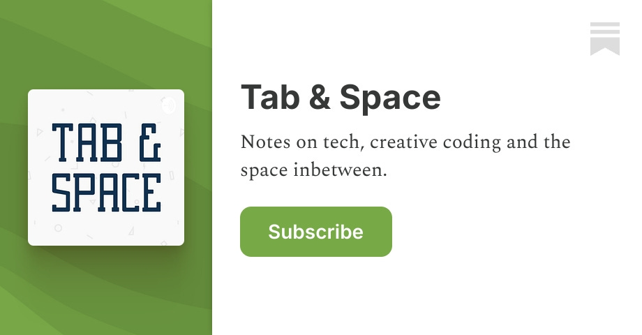 Tab & Space | Daniel Voicu | Substack