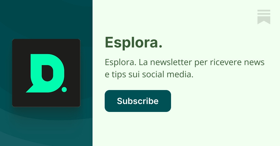 Esplora. | Danilo Maimone | Substack
