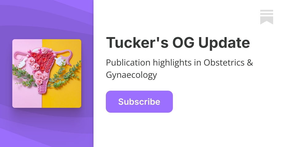 Tucker's OG Update | Dr Danny Tucker | Substack