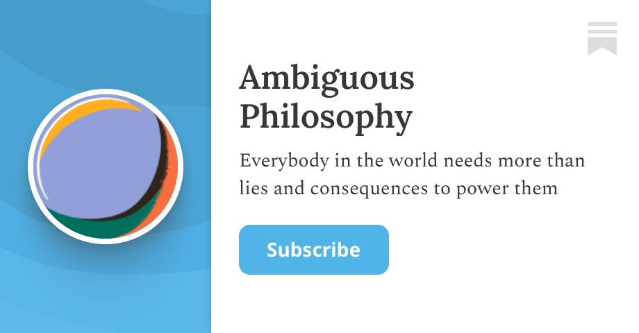 Ambiguous Philosophy | Daniel Winston | Substack