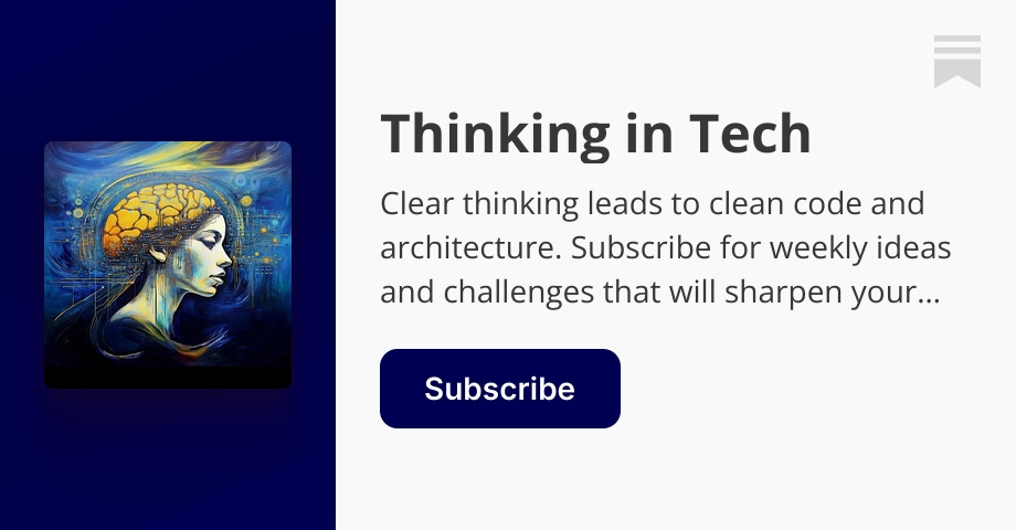 Thinking in Tech | Dariusz Sadowski | Substack