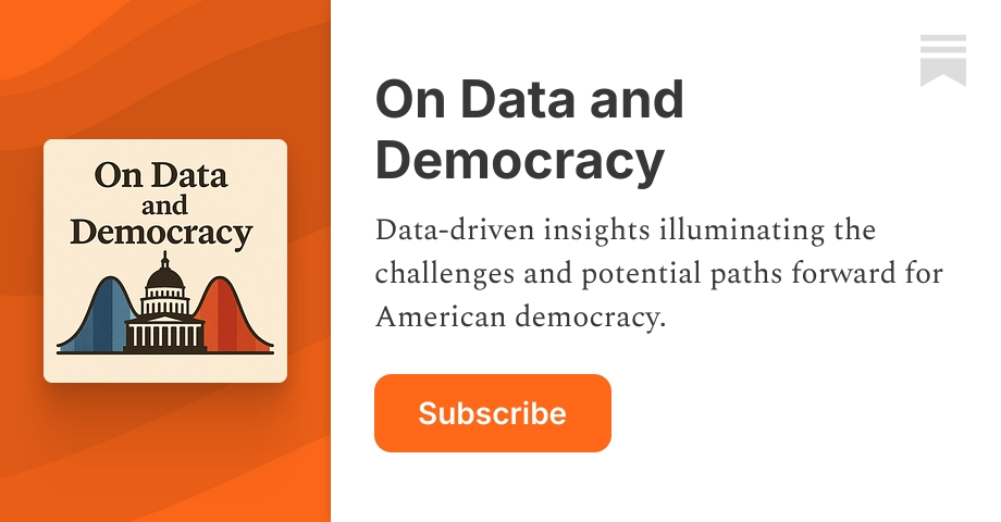 On Data and Democracy | Adam Bonica | Substack