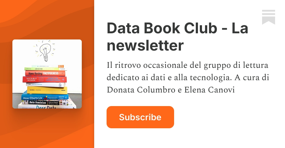 Data Book Club - La newsletter | Donata Columbro | Substack