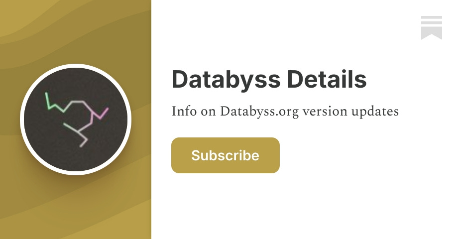 Databyss Details | J. Reeder | Substack