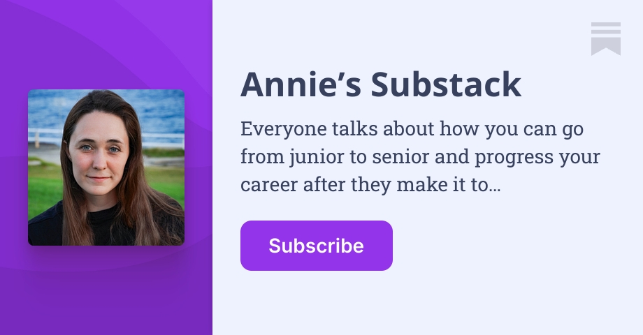 Annie’s Substack | Annie Nelson | Substack