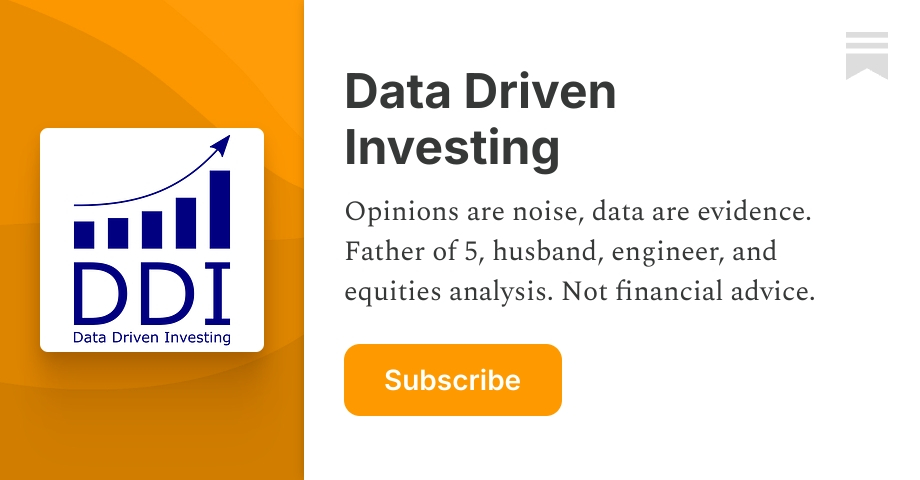 Data Driven Investing | Substack