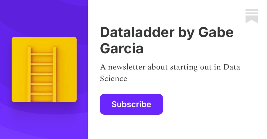 Dataladder by Gabe Garcia | Substack