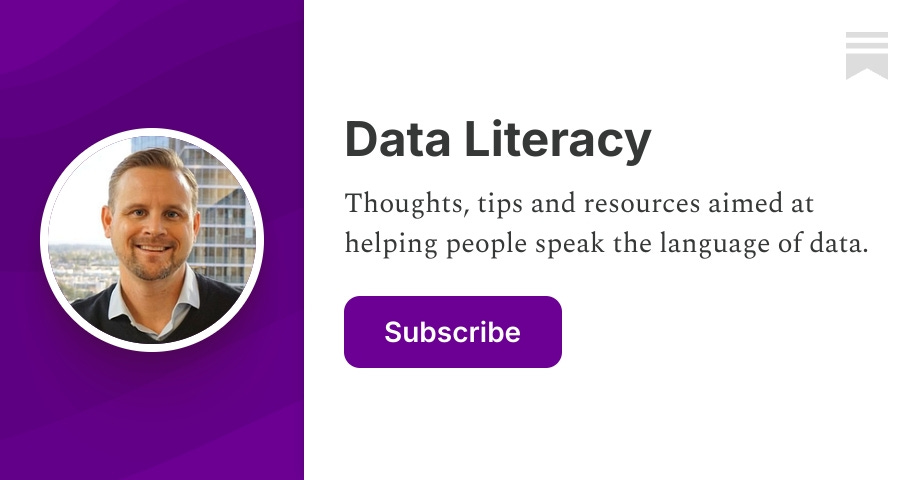 Data Literacy | Ben Jones | Substack