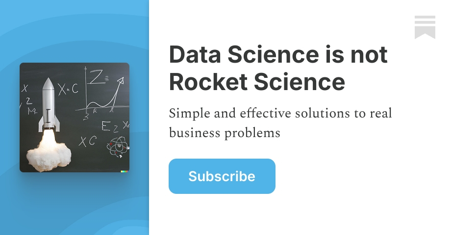 Data Science is not Rocket Science | Alan Krumholz | Substack