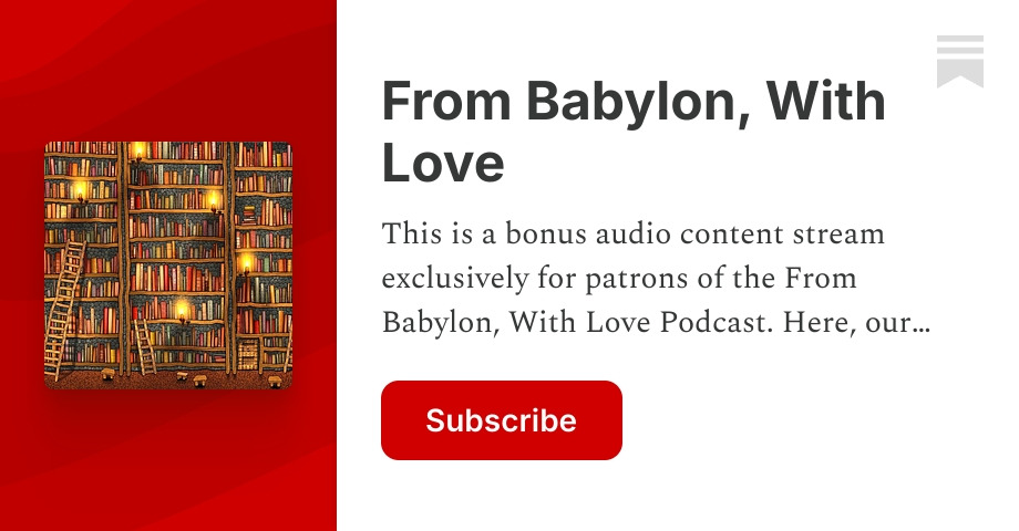 From Babylon, With Books | Substack