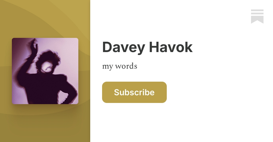 Davey Havok | Substack