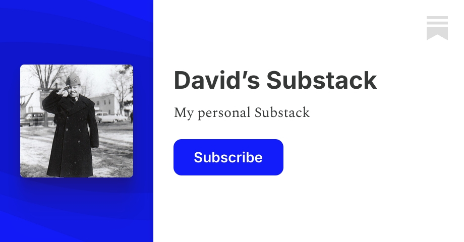 David’s Substack | David J. Sharp | Substack